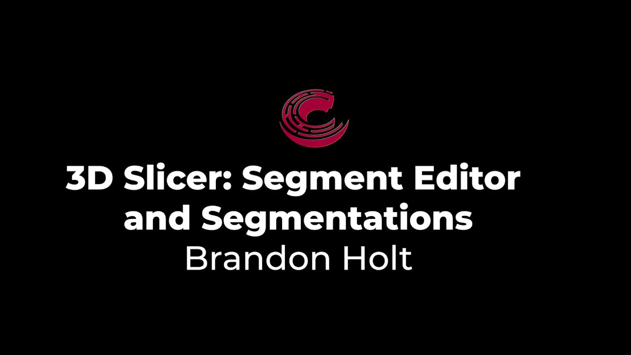 3d Slicer Segment Editor And Segmentations Youtube 0787