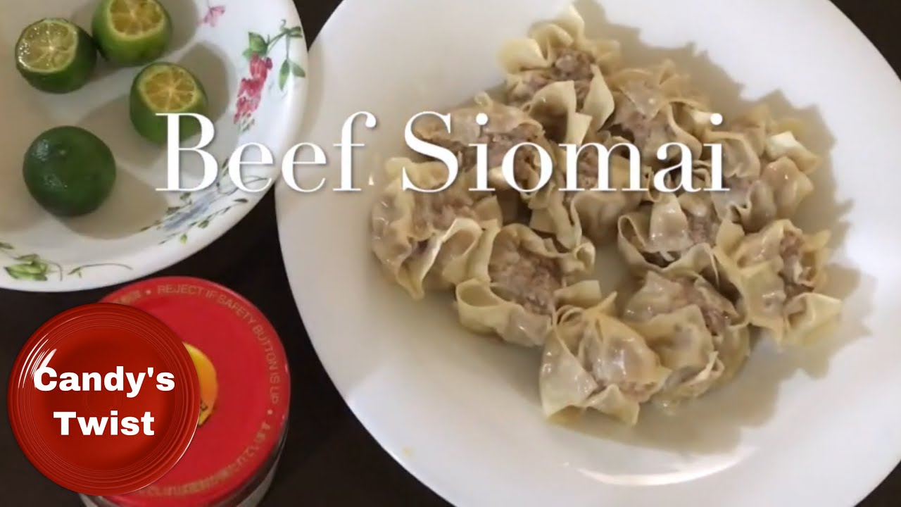 BEEF SIOMAI RECIPE | Filipino Style Beef Siomai - YouTube