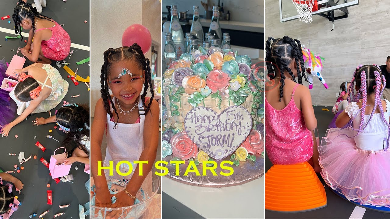 Kylie Jenner Celebrates Stormi Webster 5th Unicorn Theme 'Stormi World ...