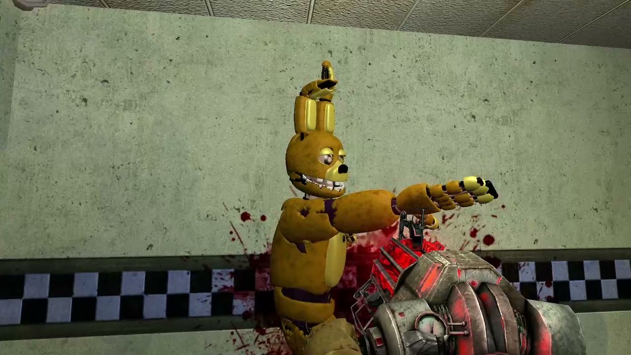FNaF garrys mod | Williams death scene - YouTube