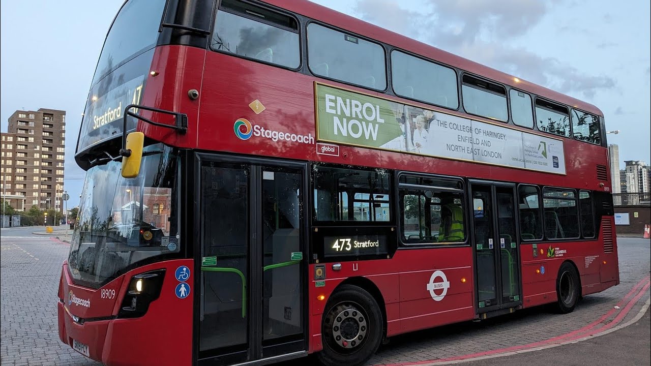 Washing Machine! Stagecoach London Wrightbus Streetdeck Hybrid Daimler ...