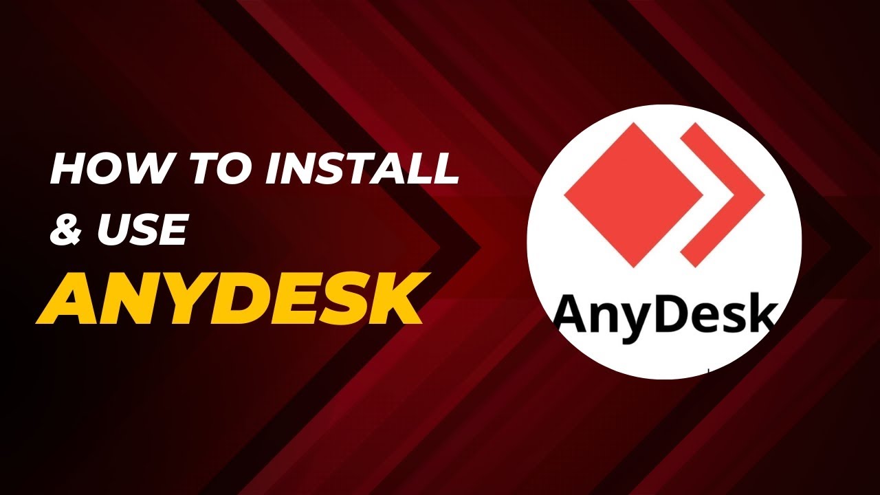 How to Install and Use Any Desk in 2024 - YouTube