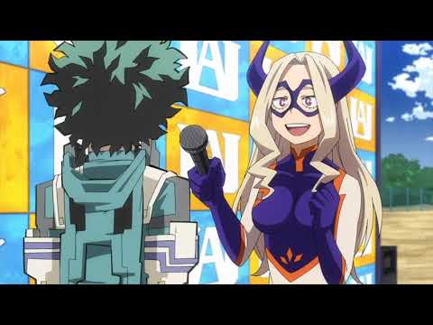 Deku interview with Mt lady (dub) | My hero academia season 5 episode 13