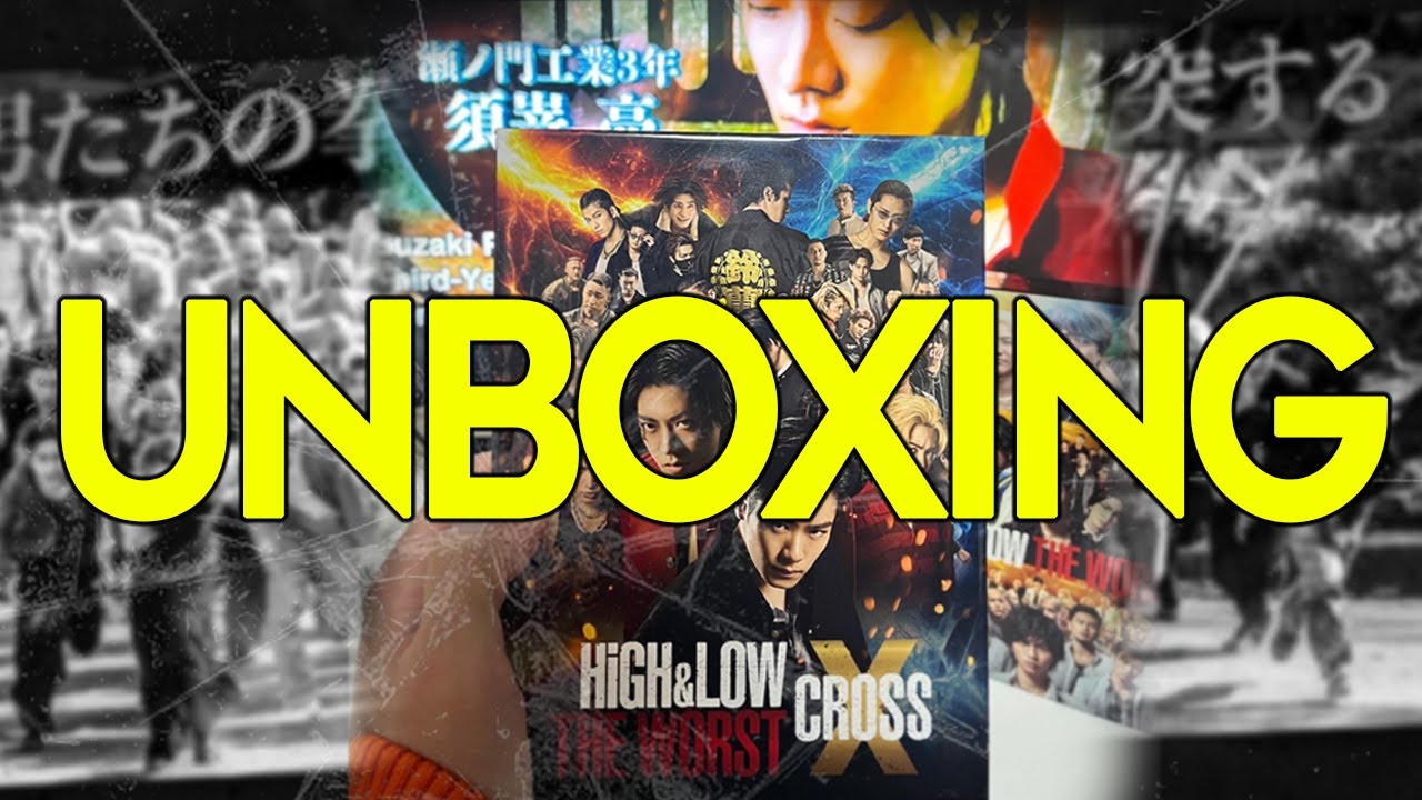 UNBOXING ISI DVD BLURAY HIGH&LOW THE WORST CROSS - YouTube