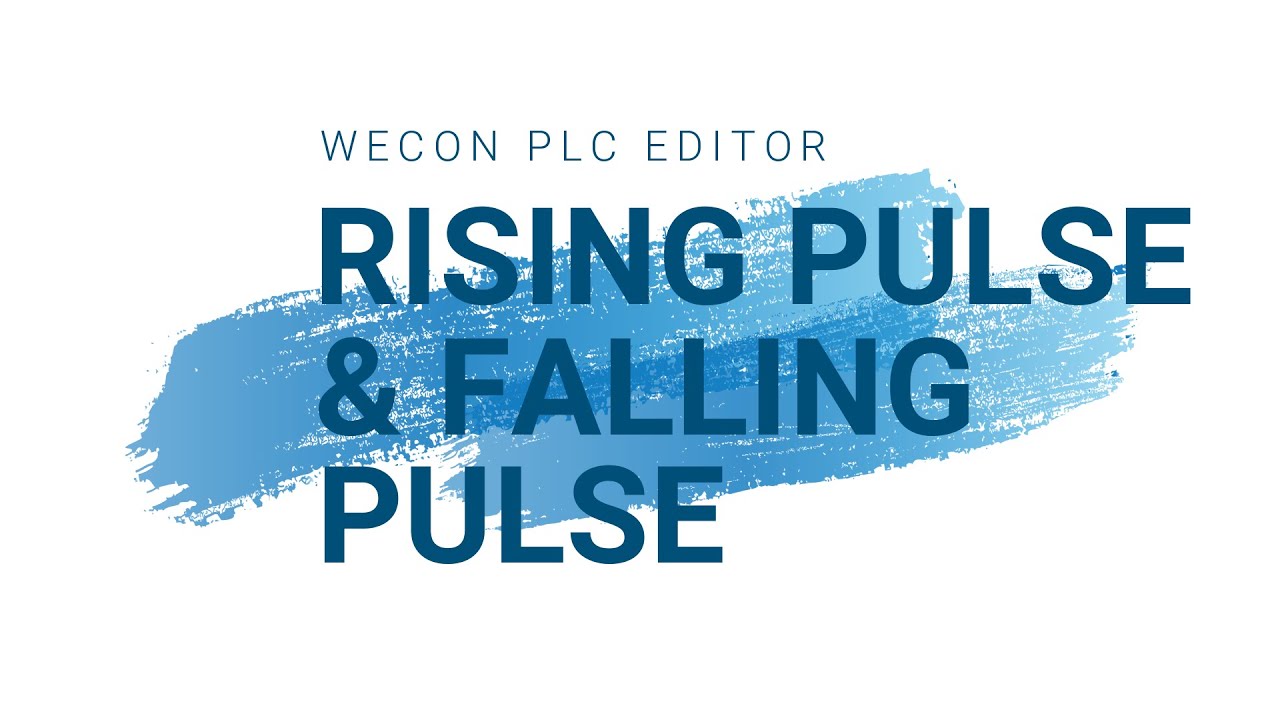 Wecon PLC: Rising Pulse & Falling Pulse Command - YouTube