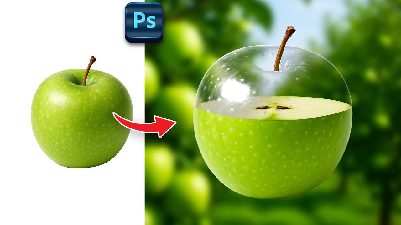 Adobe Photoshop Tutorial Transparent effect - YouTube