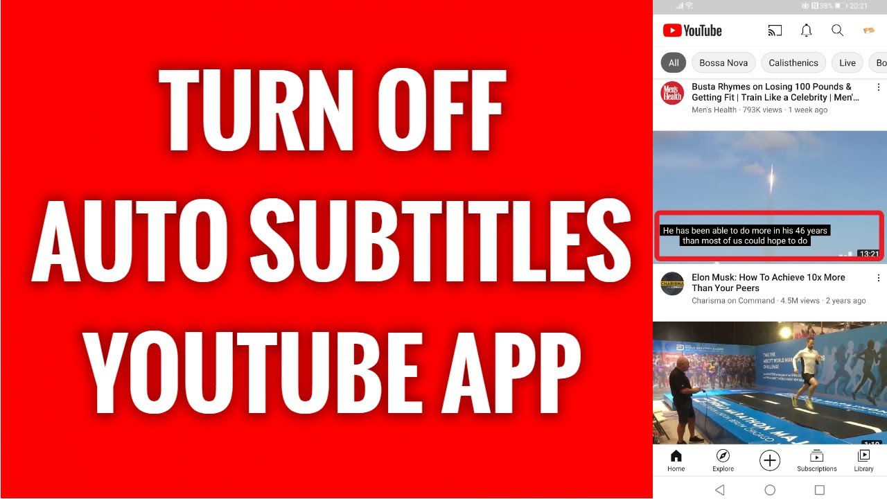 How To Turn Off Automatic Subtitles On YouTube App YouTube How To Turn Off Automatic Subtitles On YouTube App YouTube
