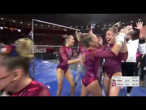 Audrey Davis (Oklahoma) Bars 2022 vs Denver 9.975