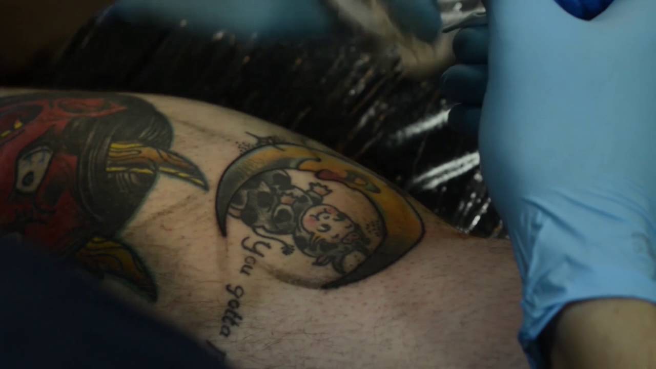 HARD WORK TATTOO - YouTube