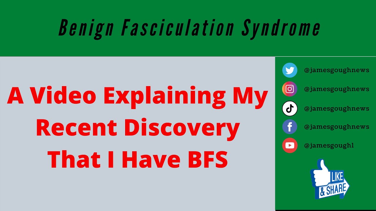 Benign Fasciculation Syndrome Intro - YouTube