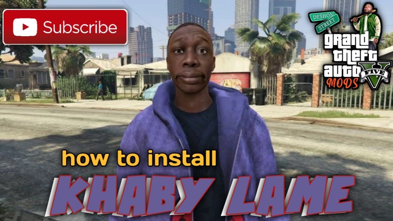 KHABY LAME || HOW TO INSTALL || ADDON PEDS - YouTube