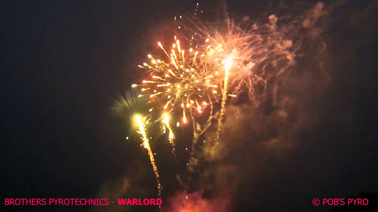 Brothers Pyrotechnics Warlord 100 Shot Firework Cake - YouTube