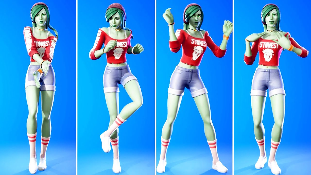 LYRA Skin with Best Fortnite Dances & Emotes! - YouTube