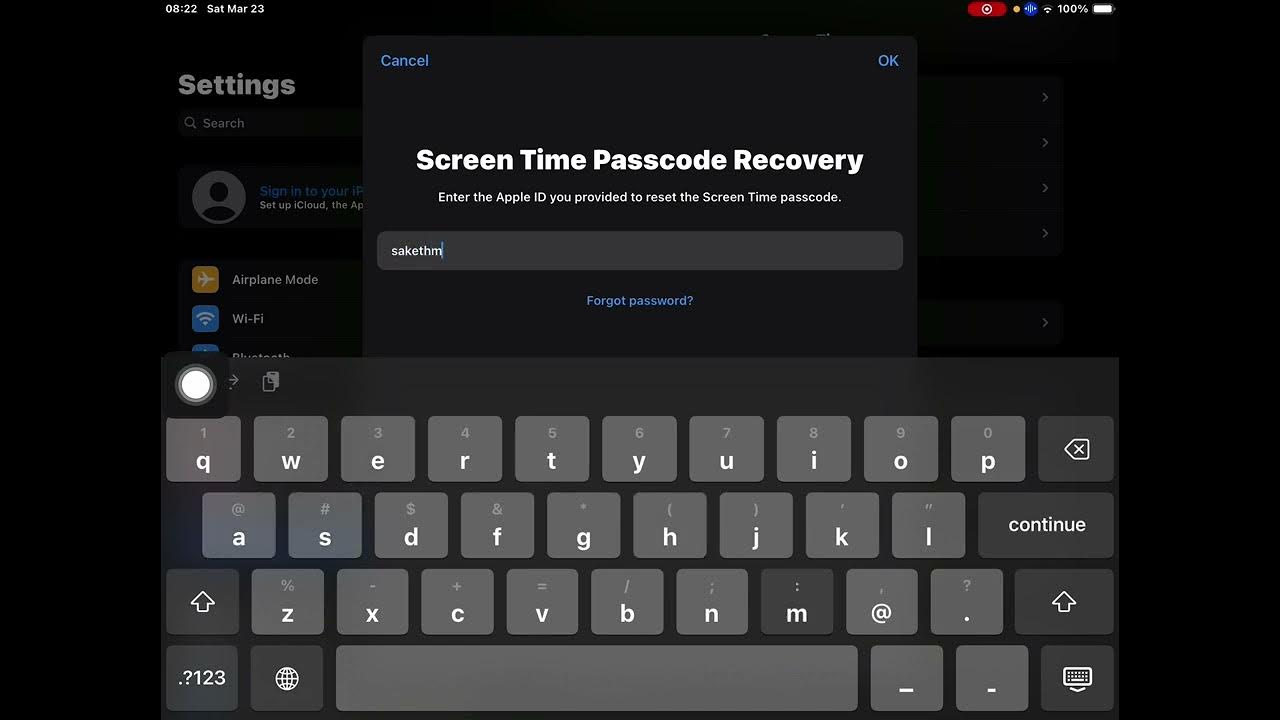 How to change screen time password with Apple ID - YouTube