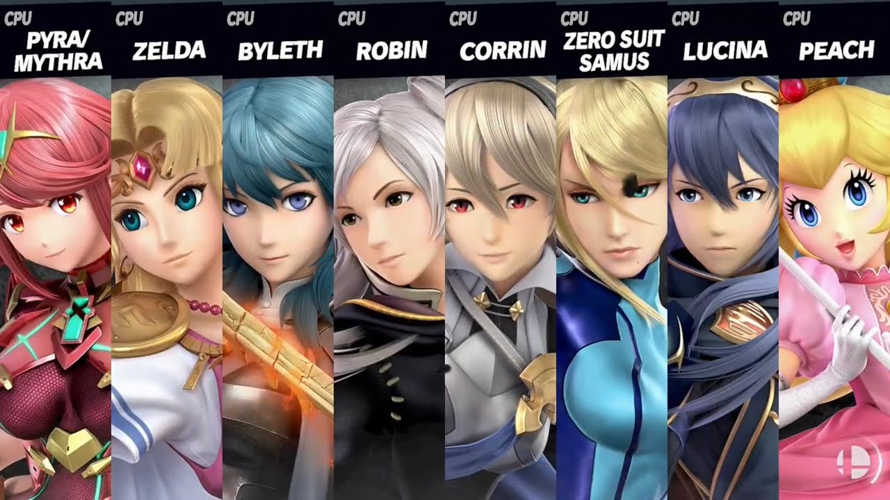 Super Smash Bros. Ultimate - Girls Battle At Blue City - YouTube