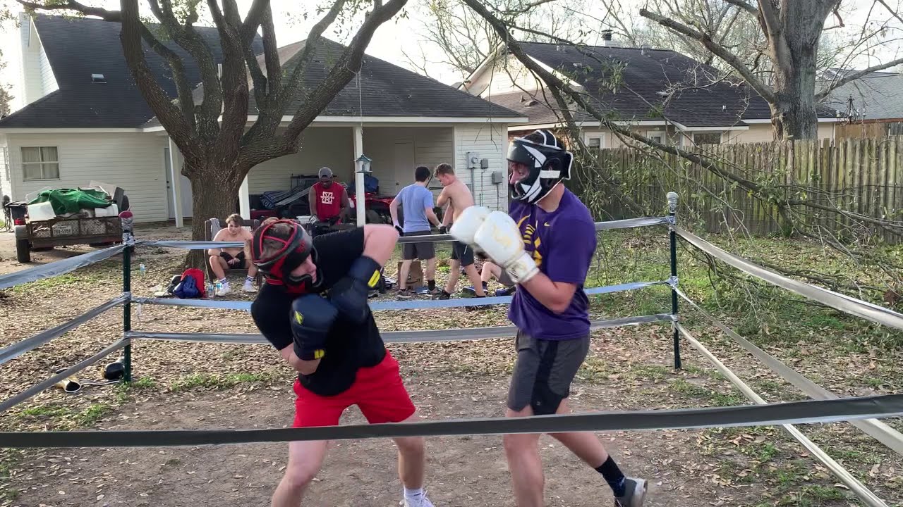 BACKYARD BOXING IN BATON ROUGE!! EXPERT LEVEL EDITING!! - YouTube