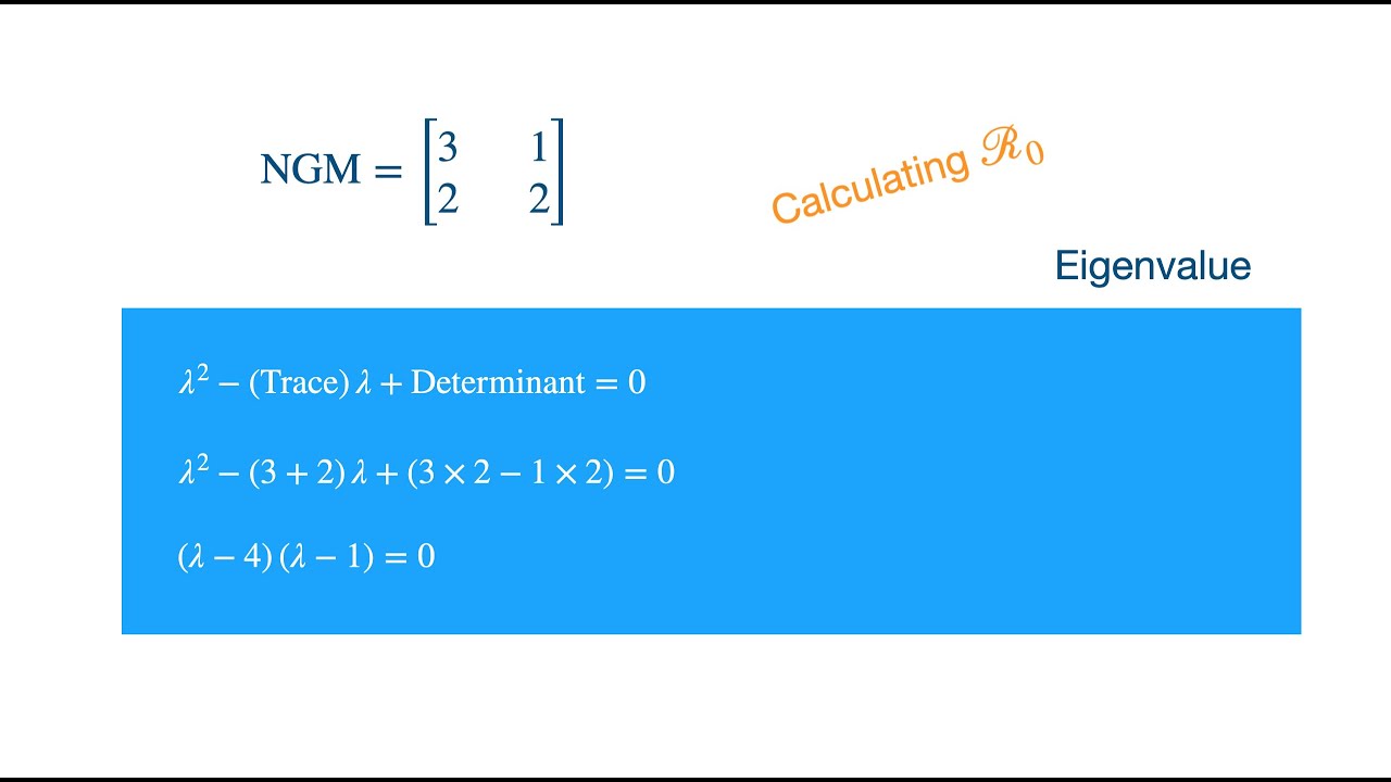 Calculating R0 from NGM - YouTube