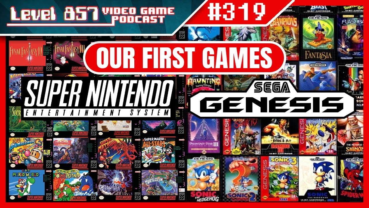 Our First Super Nintendo & Sega Genesis Titles - YouTube