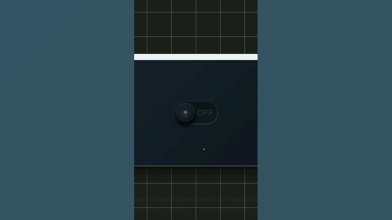Animated Toggle Button Using Html And Css Youtube Shorts