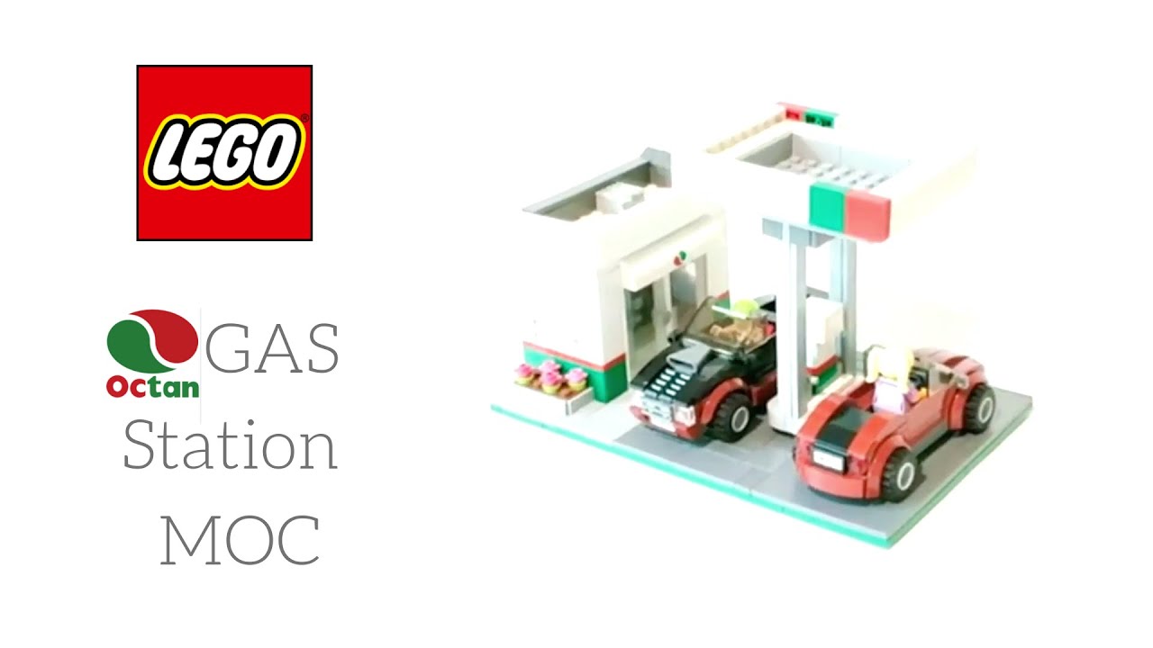 LEGO Gas Station MOC - YouTube