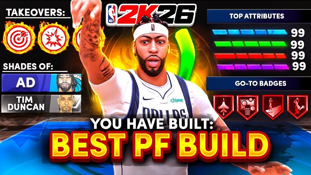 THE BEST PF BUILD IN NBA 2K26! - YouTube