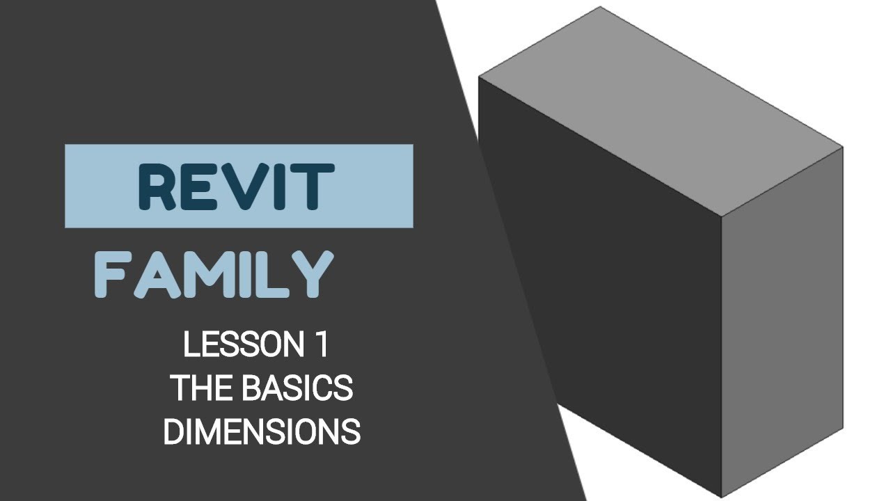 Revit Family. The basics, 1st lesson - YouTube