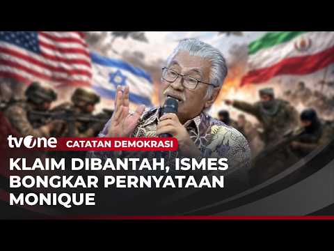 ISMES Bantah Statmen Monique Soal Israel Berikan Tanah ke Palestina | Catatan Demokrasi tvOne