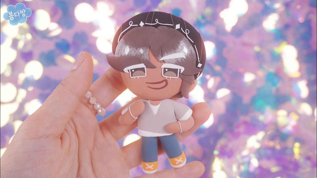 [BTS X Cookie Run Kingdom] Making V cookies among BTS cookies with clay ...