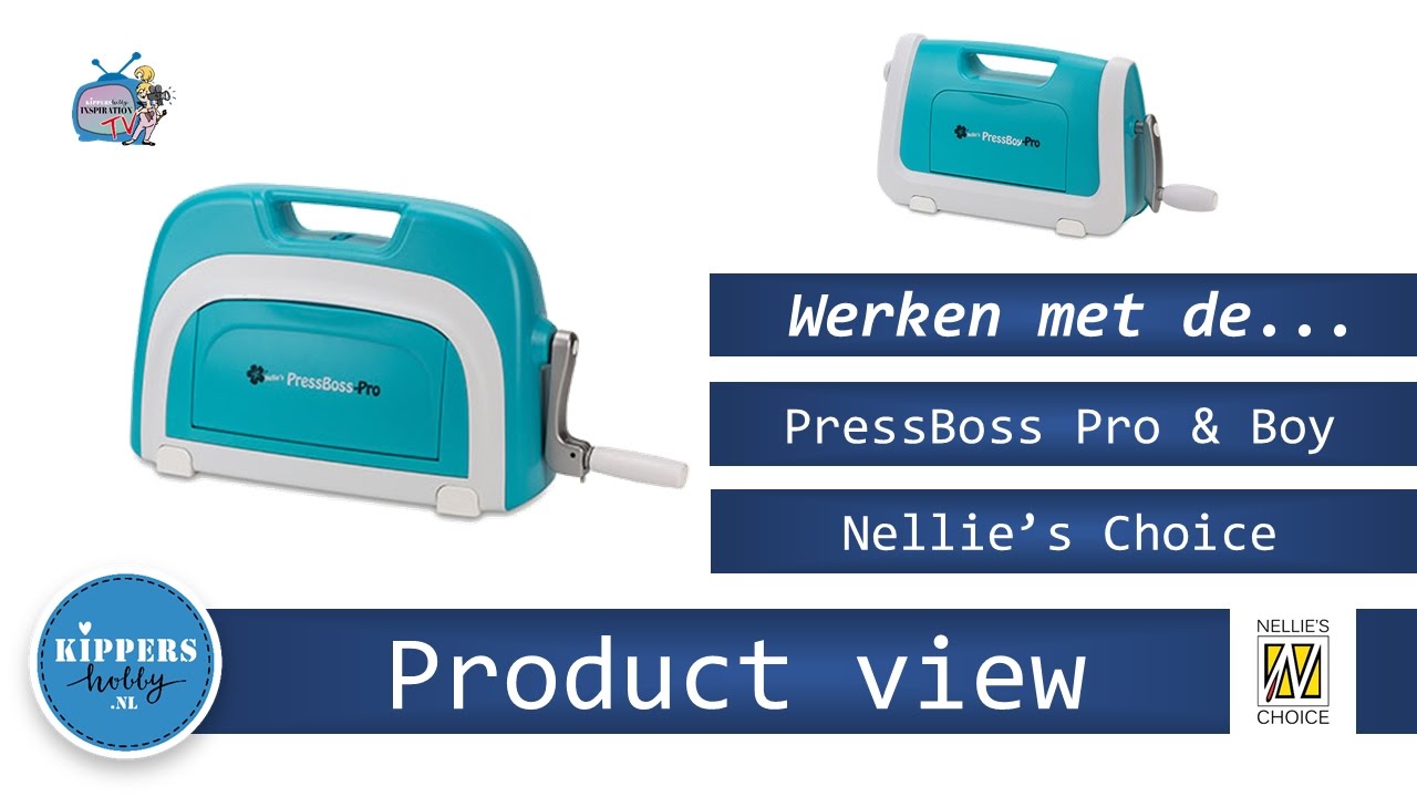 Introductie van stansmachine Nellie's Choice PressBoss Pro | ITV ...