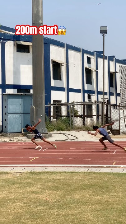 Start 200m 😱 #shorts #viralvideo #sports #trending #viralshorts #athletics #athlete #200mtr # ...