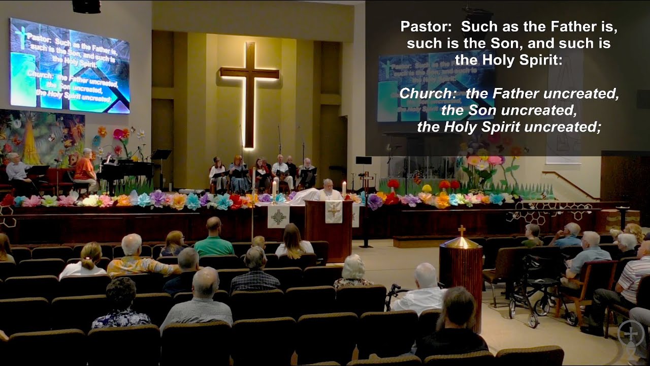 6/15/2025 Replay of Holy Trinity Sunday Early Worship Stream Fishers of ...