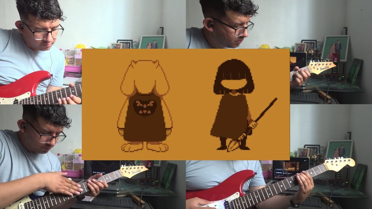 UNDERTALE OST 001: Once Upon a Time - Cover Multi-guitarra - YouTube