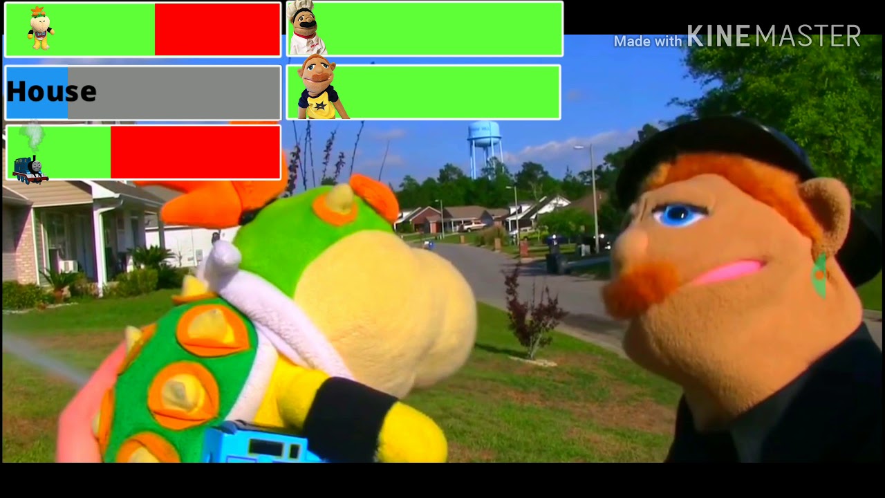 SML House burns down with healthbars - YouTube