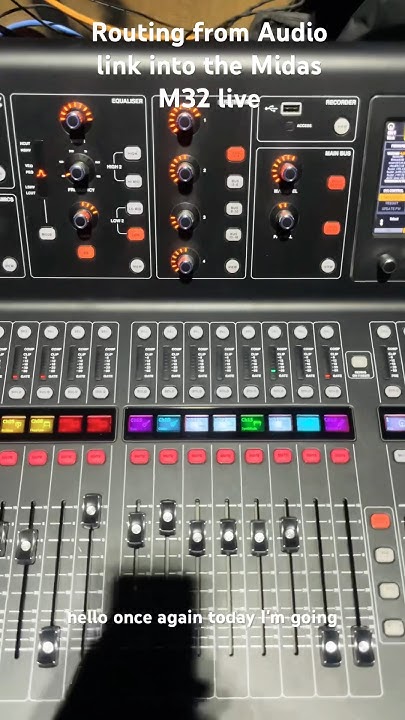 Routing from Audio-link to M32 or X32 - YouTube