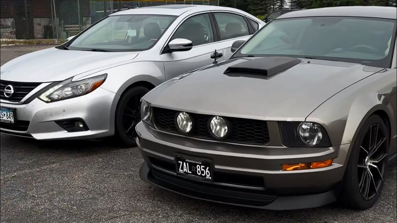 4.0L Procharged V6 Mustang Vs. 3.5L Altima V6 . 40 Rolls For The Win ...