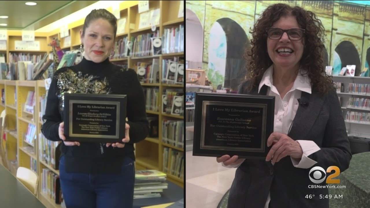 NYC librarians receive national award - YouTube