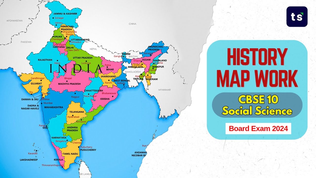 Tips to use the Map in history | NCERT Class 10 | CBSE Board Exam 2024 ...