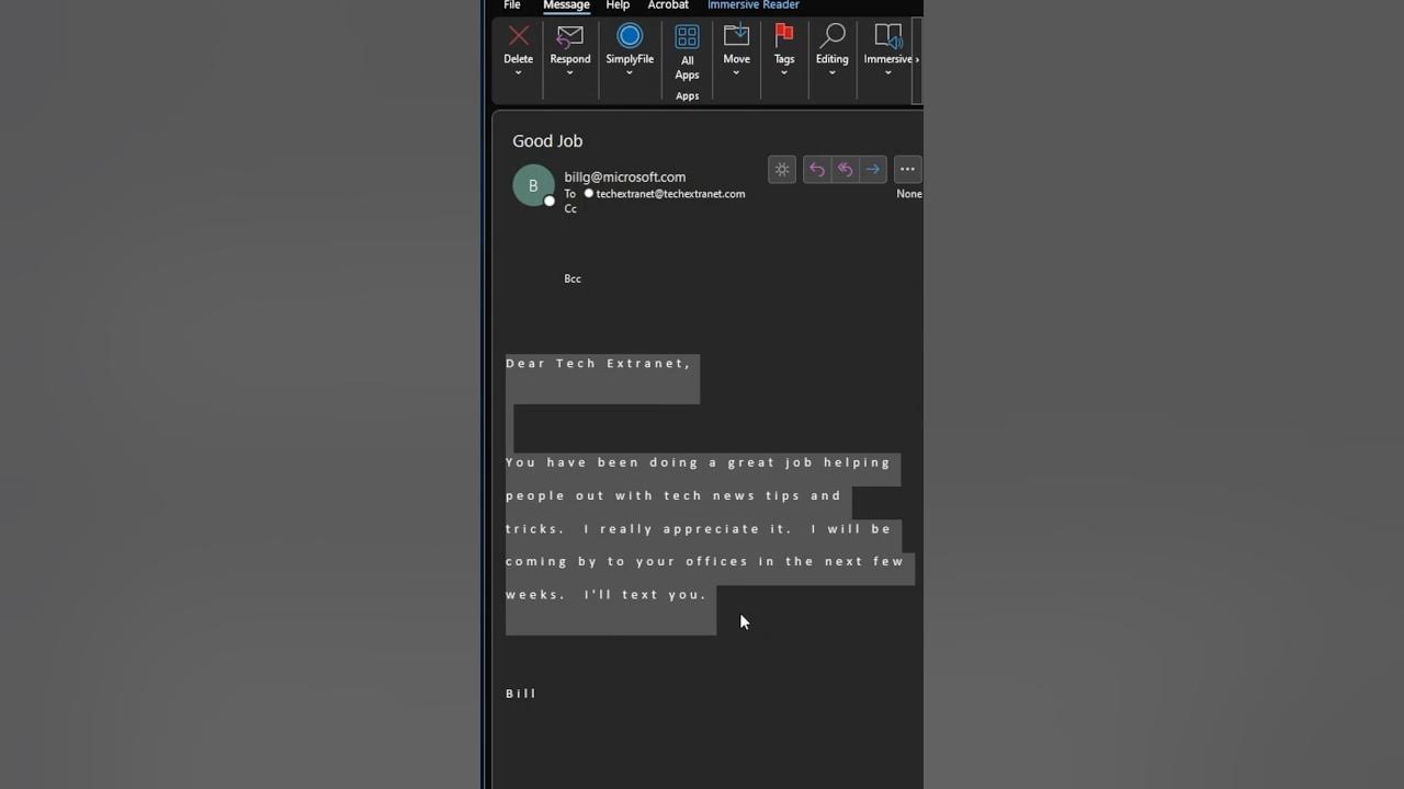 Fix Outlook emails appearing distorted with odd spacing and bad font - YouTube