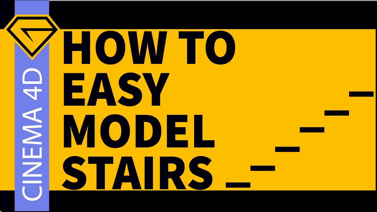 How to model stairs easy | Cinema 4D Tutorial - YouTube