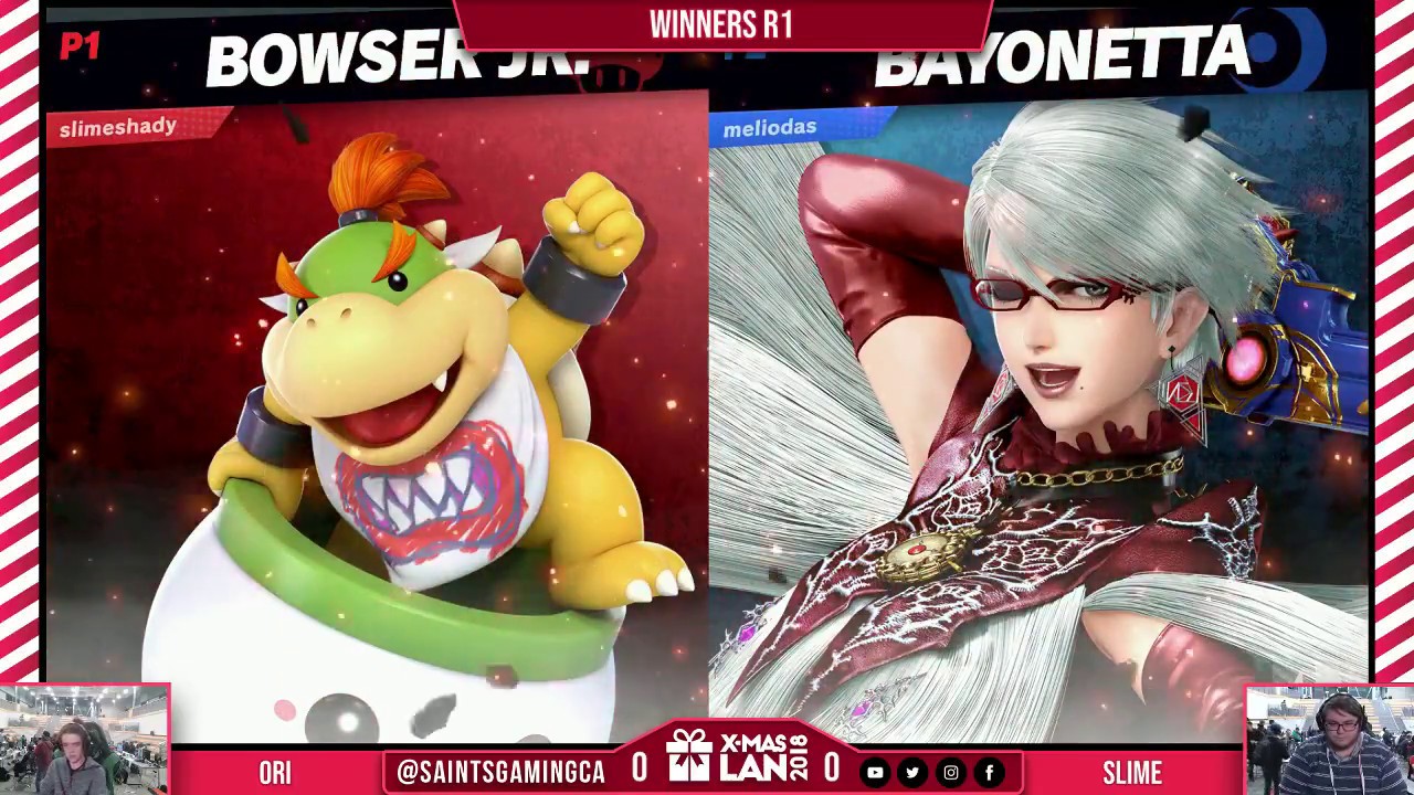XMAS LAN - Ori (Bayonetta) vs. Slime (Bowser Jr.) - Winners R1 - YouTube
