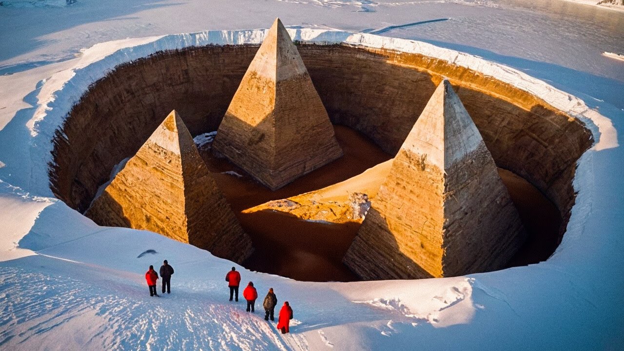 Icy Pyramids Discovered in Antarctica! What Are They Hiding? - YouTube