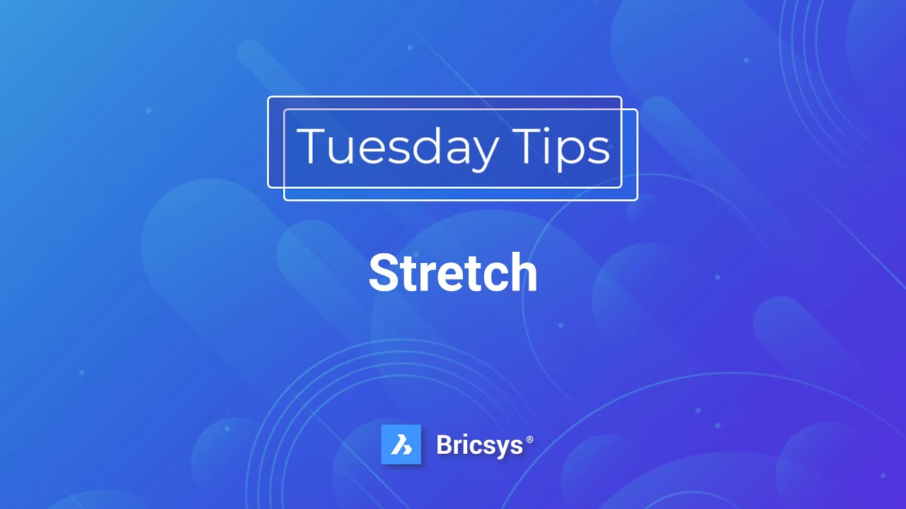 Transform 2D Entities with Stretch - Tuesday Tips - 30 Second CAD - YouTube