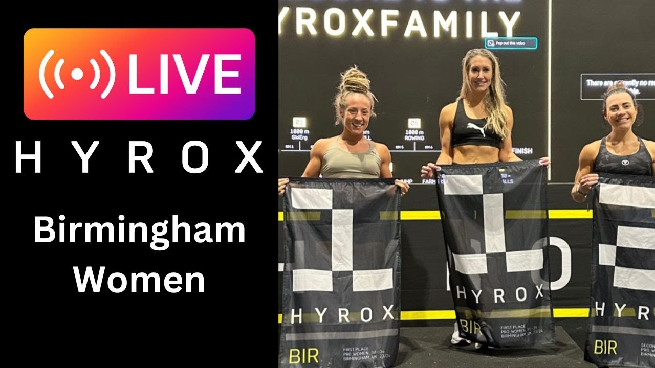 HYROX Birmingham Women's Pro Live - YouTube