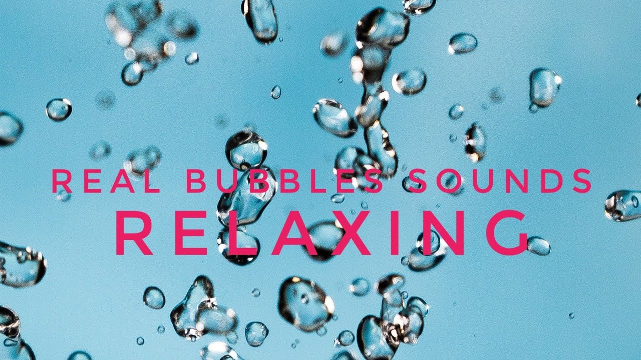 Water Bubble Sounds For Concentration - Bubbles White Noise - YouTube