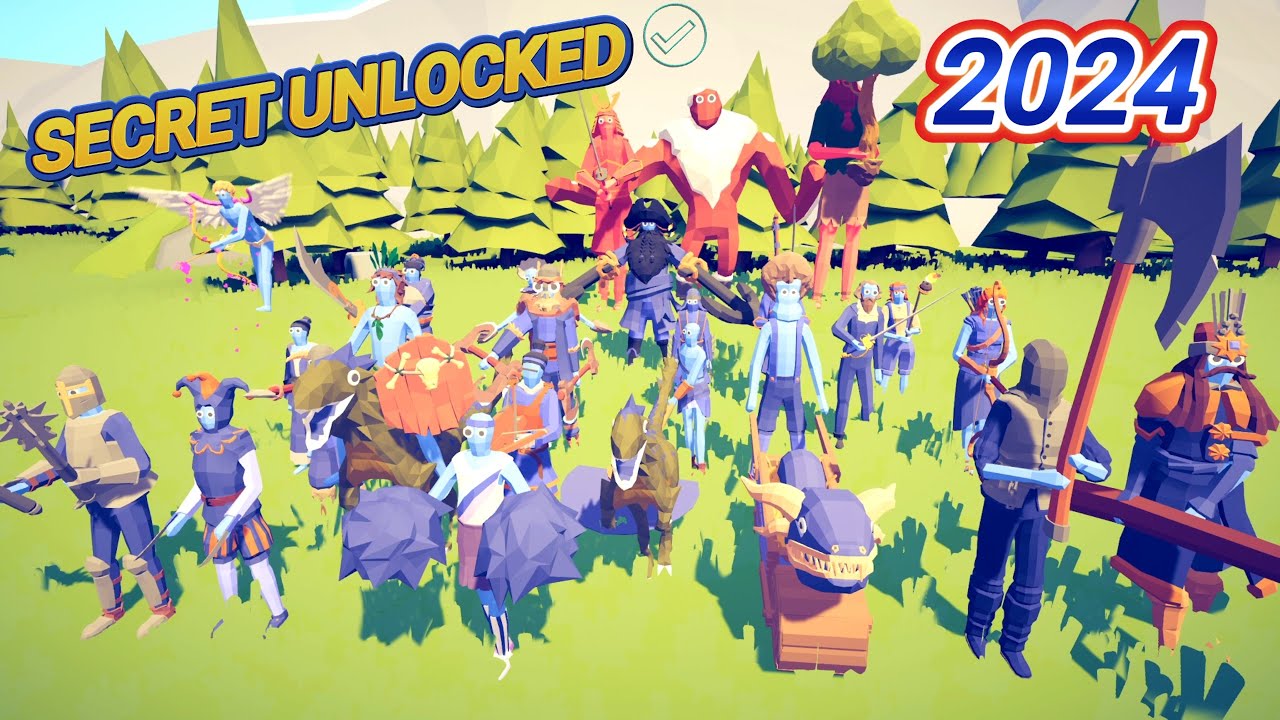 How to unlock all Secret Units Part 1 ,Totally Accurate Battle ...