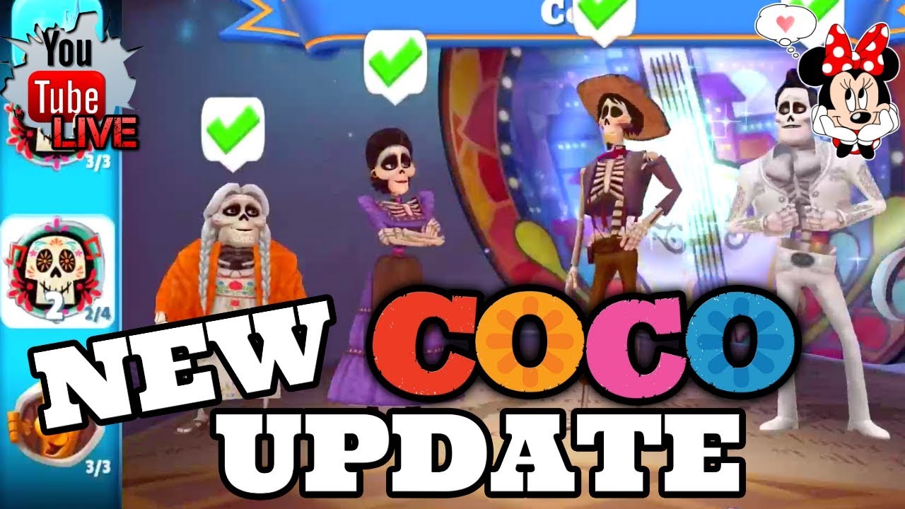 Disney Girl LIVESTREAM! NEW COCO UPDATE 34! FACEBOOK LIVESTREAM RECAP ...