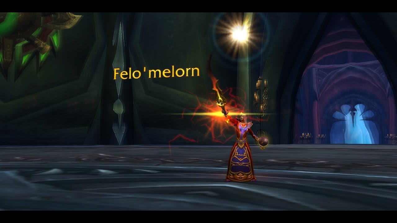 Fire Mage Artifact Weapon: Felo'melorn - YouTube