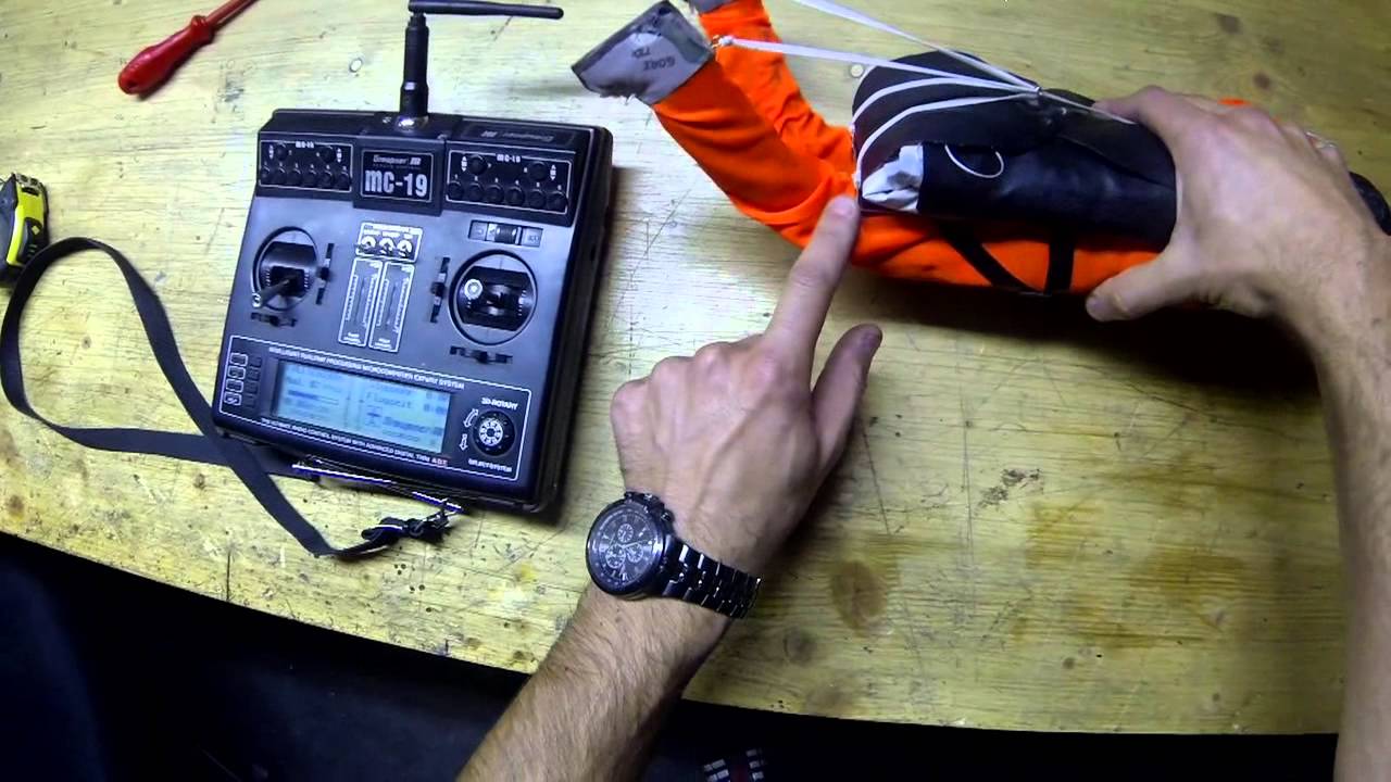 Introduction of selfmade rc skydiver - YouTube