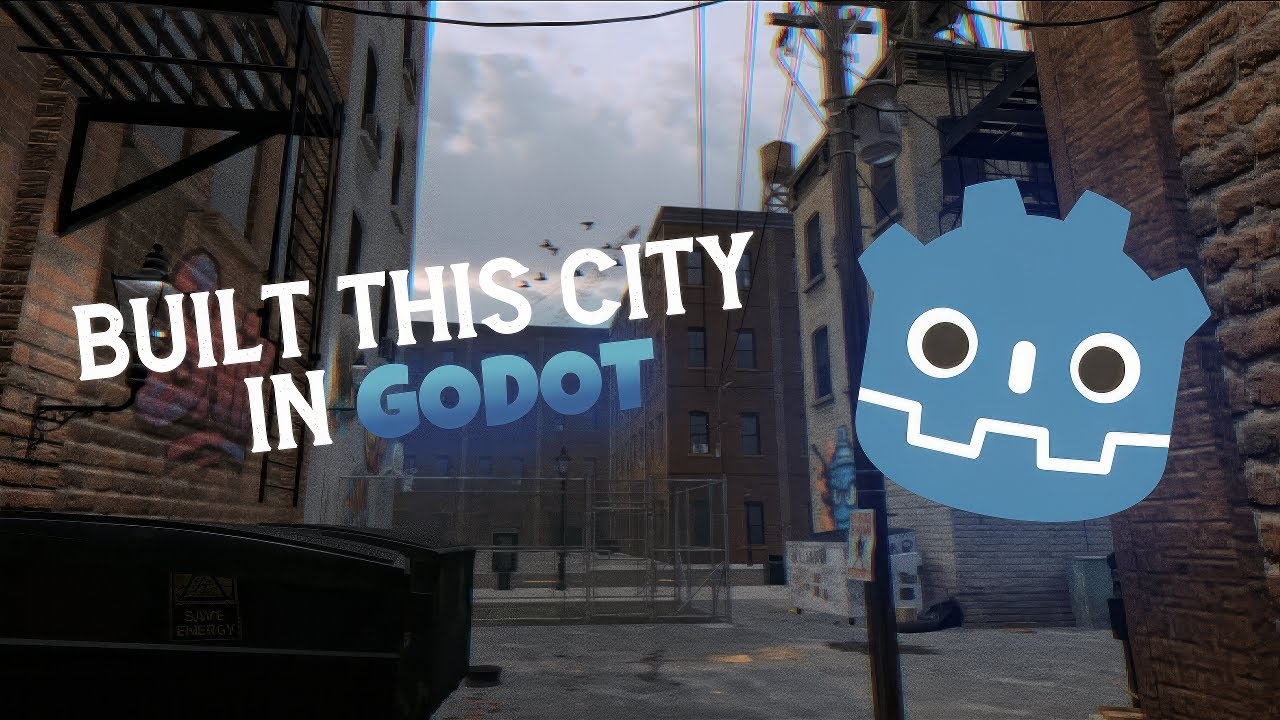 👁️ A Cinematic City Scene – Powered by Godot - YouTube