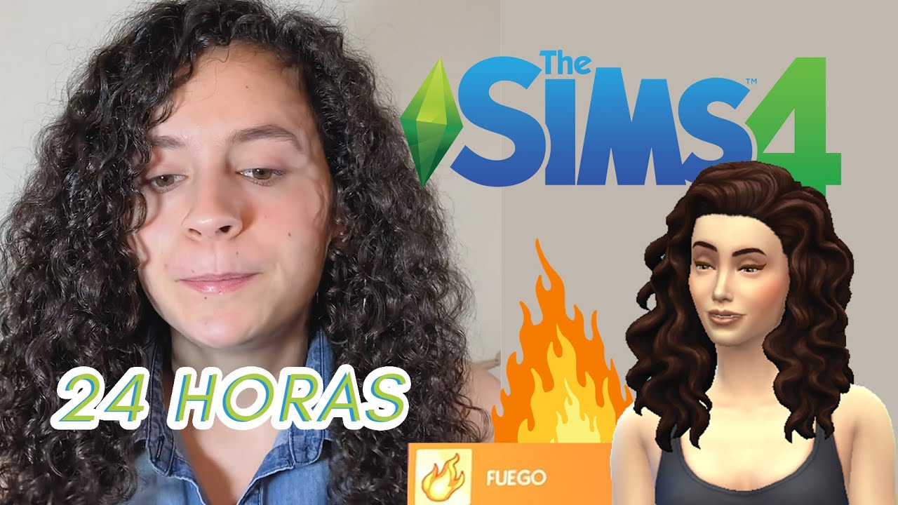 SIMS 4 series en español (24 HORAS viviendo como mi SIM) ♦️ - YouTube